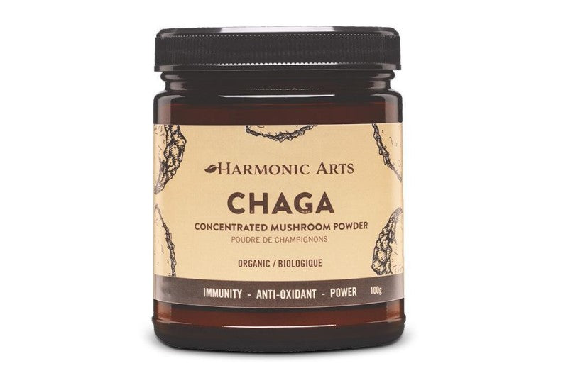 Mushroom Powder, Chaga, Harmonic Arts – FARM BOUND