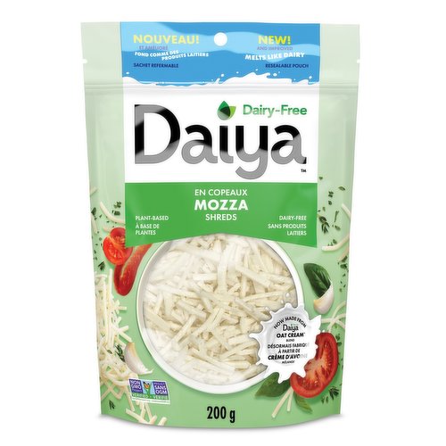 Daiya - Dairy Free Mozzarella Cheese Shreds, 200 Gram – FARM BOUND