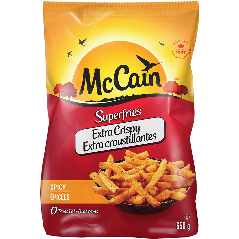 Mccain Superfries Extra Crispy Spicy Straight Cut Fries – FARM BOUND