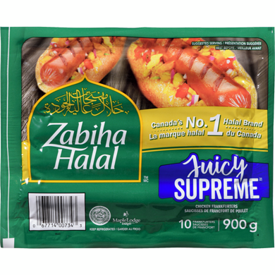 Zabiha Halal Halal Hot Dog, Supreme – FARM BOUND