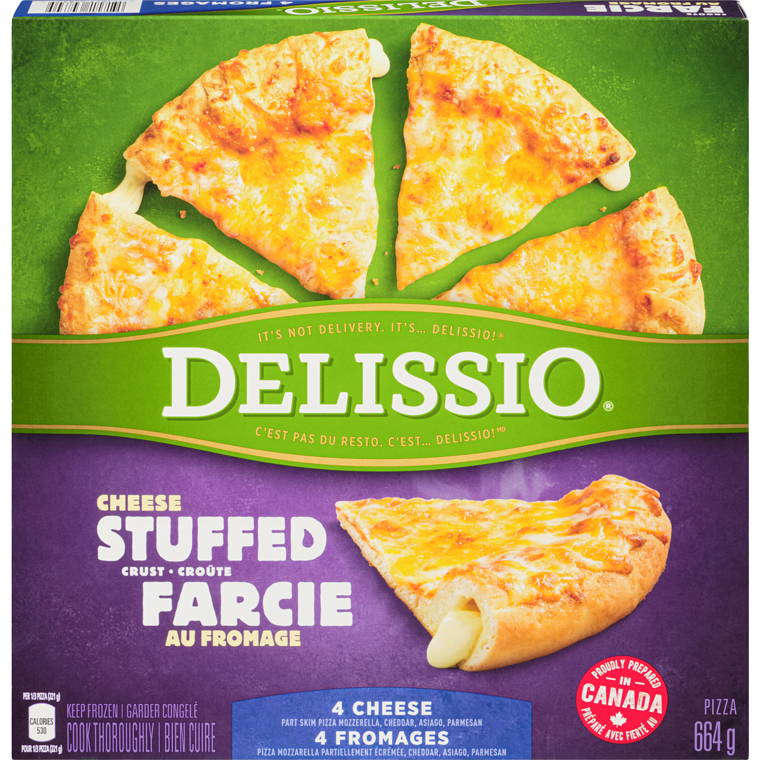 Delissio Stuffed Crust 4 Cheese Pizza – FARM BOUND