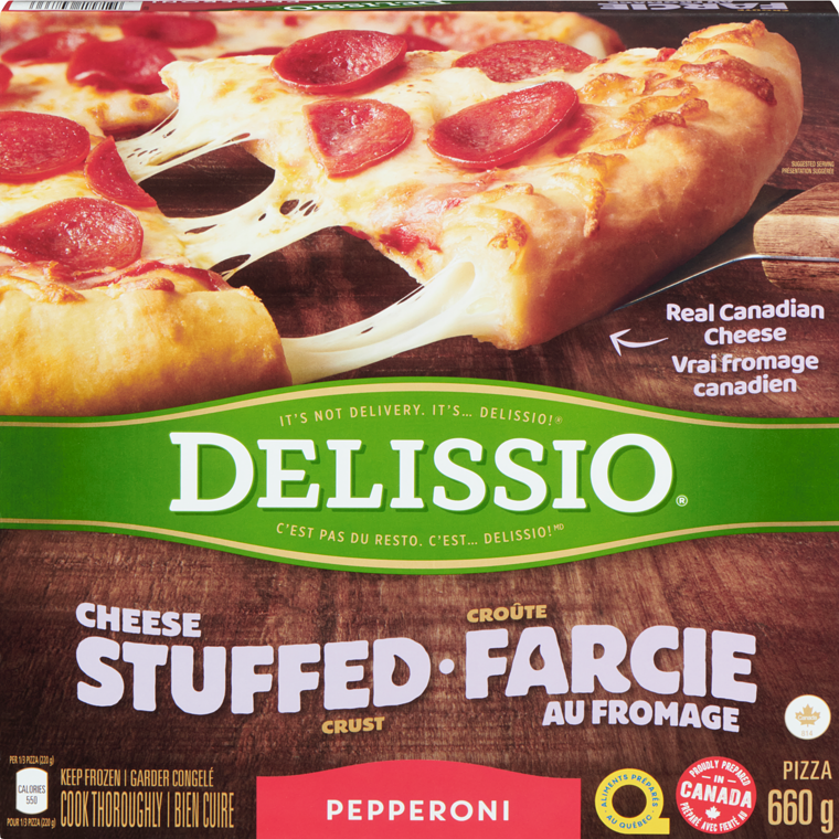 Delissio Stuffed Crust Pepperoni Pizza – FARM BOUND