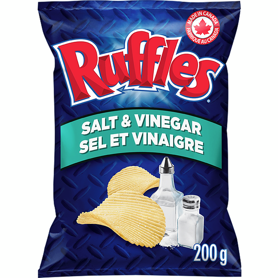 Ruffles Salt & Vinegar Flavoured Potato Chips – FARM BOUND