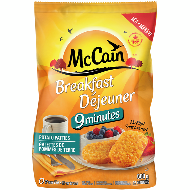 Mccain 9 Minute Potato Patties – FARM BOUND