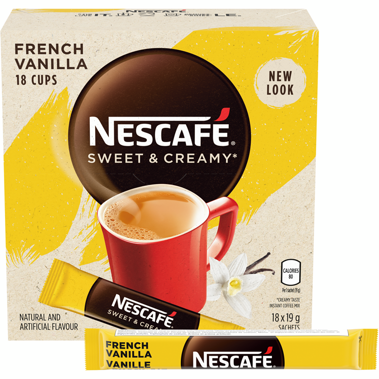 Nescafe Nescafé Sweet and Creamy French Vanilla Instant Coffee Mix ...