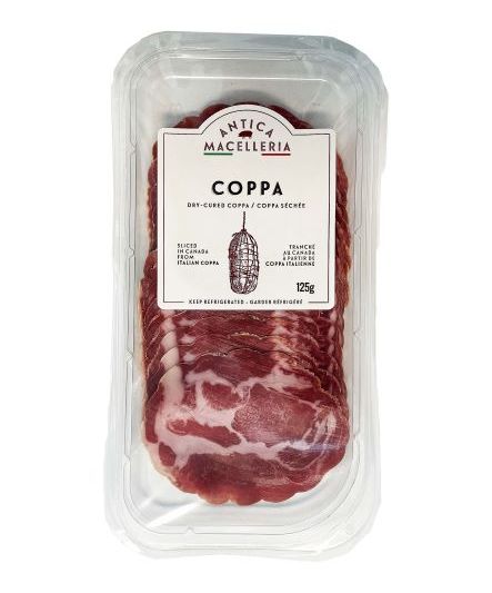 Charcuterie, Coppa, Sliced, 125g, Antica Macelleria – FARM BOUND