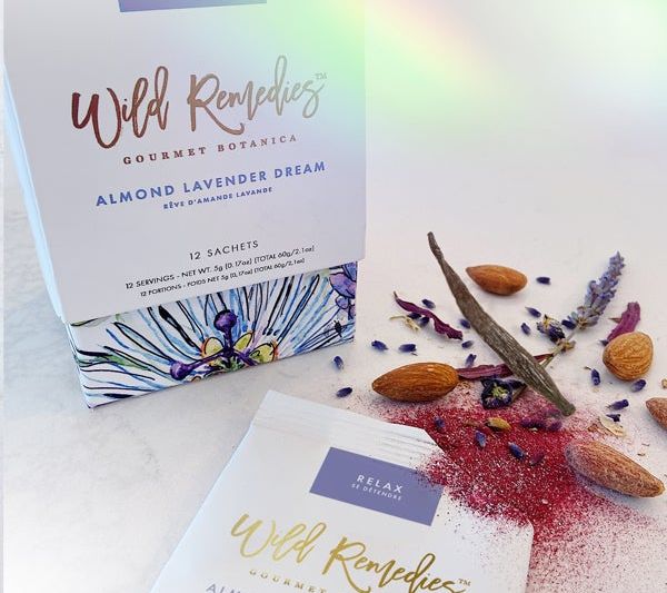 Latte Mix, Almond lavender Dream, Wild Remedies, 12 sachets – FARM BOUND